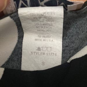 MKM Designs | Tops | Vintage Mkm Designs Black And White Polkadots Top ...